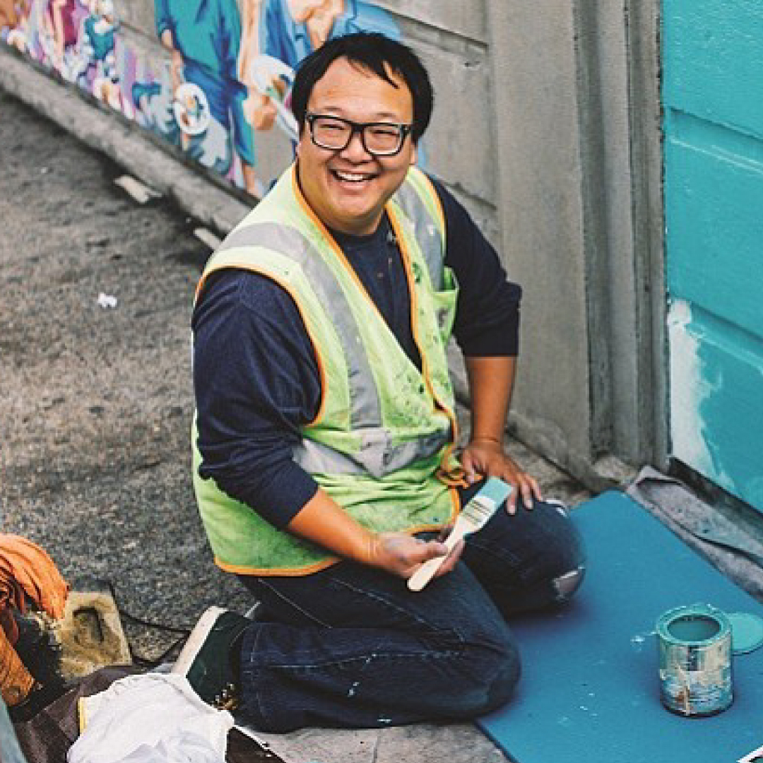 Public Art: Alex Chiu's "LIFT" Mural | Portland Center Stage