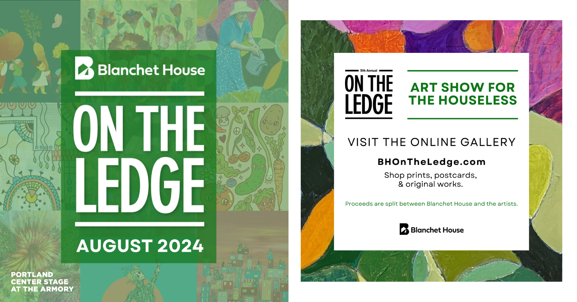 Gallery Exhibit: Blanchet House *On the Ledge* | Portland Center Stage